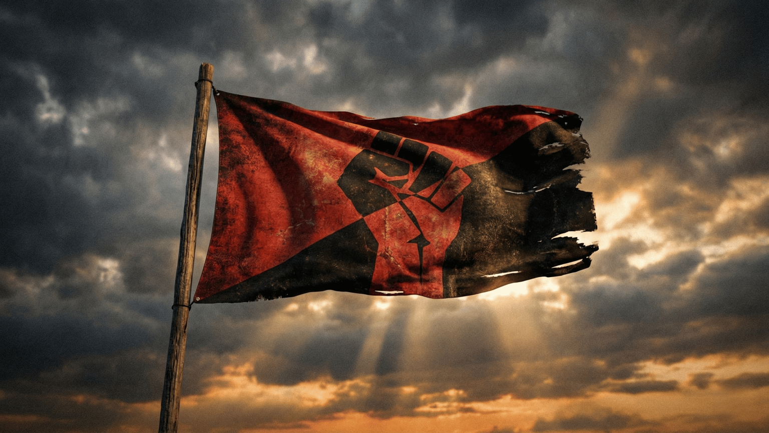 La Bandera Roja y Negra: Significado e Historia de la Rebeldía ...